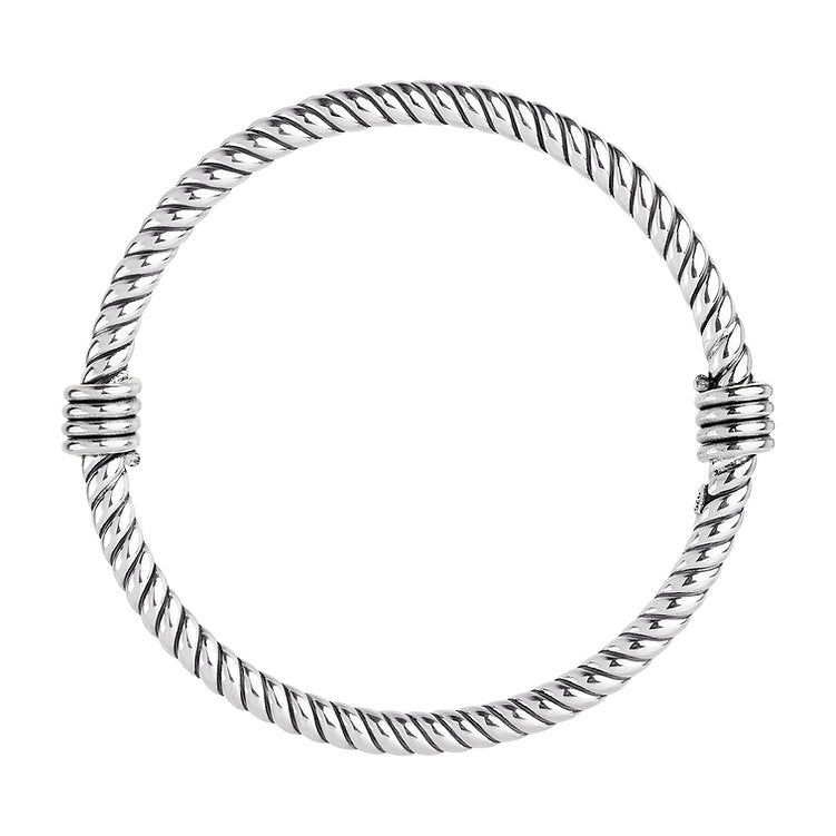 Najo - Rope Bangle Silver 65mm – Brent Weatherall Jeweller