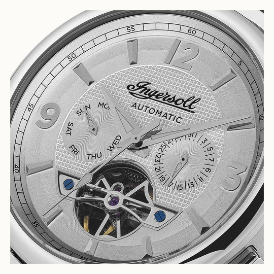 Ingersoll - The Michigan Automatic Silver & Black Watch – Brent ...