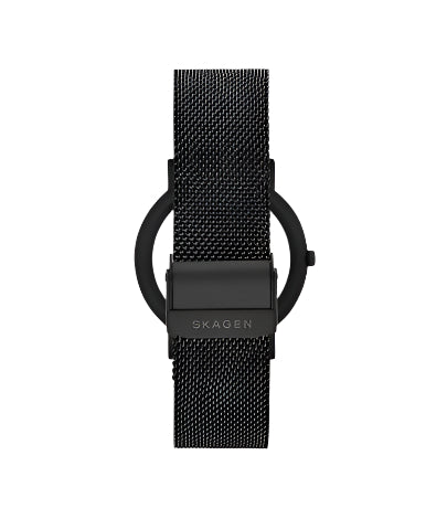 Skagen - Signature Three-Hand Midnight Steel Mesh Watch – Brent ...
